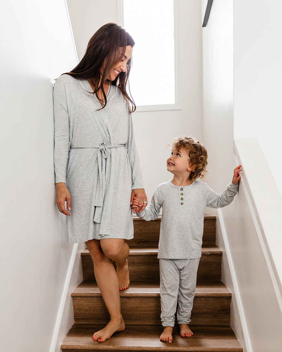 LUXE bamboo 2 piece long sleeve sleeper set – Snuggle Shield